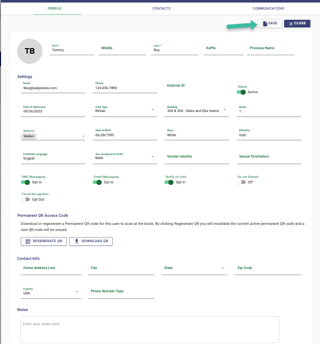 Managing Your Resident Roster