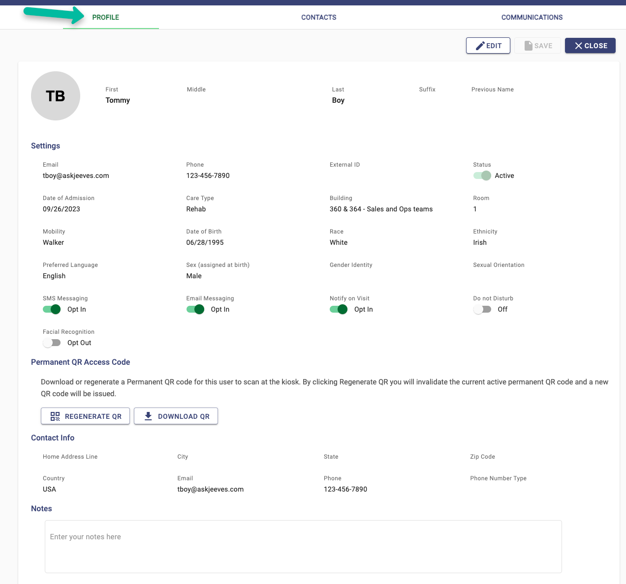 Managing Your Resident Roster