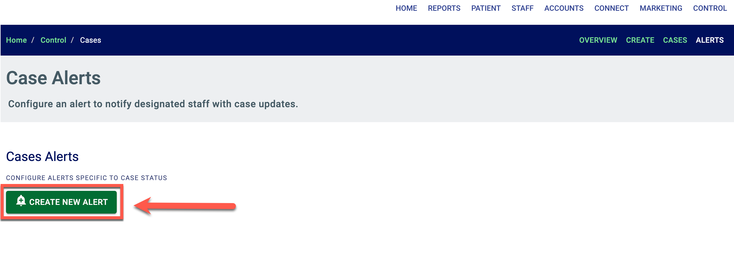 Case Management - Case Alerts