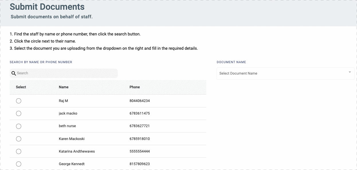 Submitting Documents Through SPEX