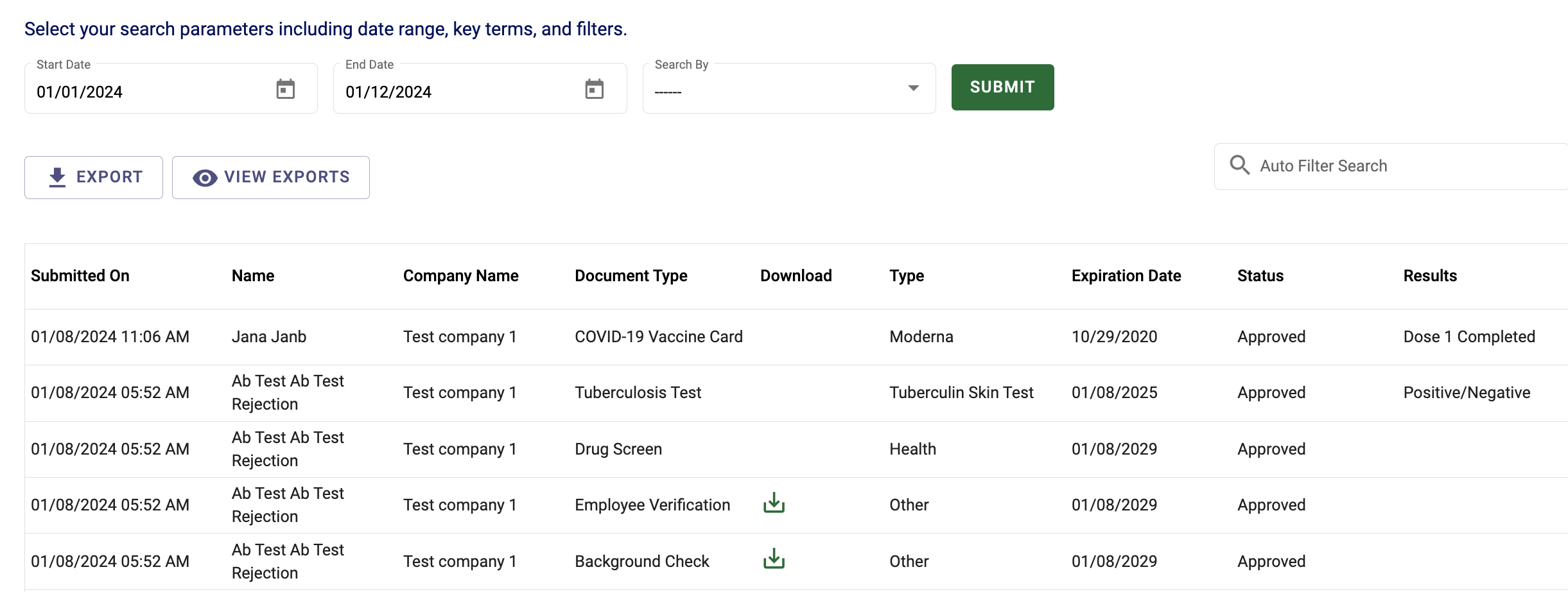 Submitting Documents Through SPEX